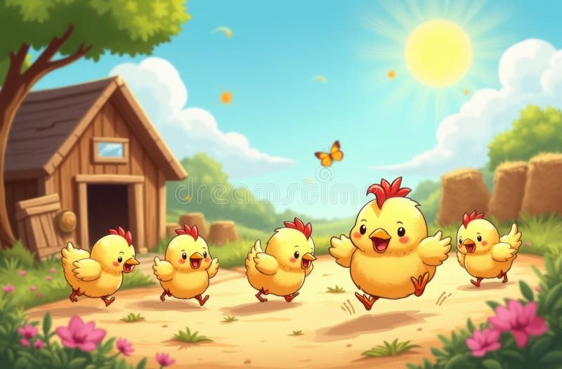 Close Up of Cute Baby Chickens Running Around 16-1-2025 Stock ...