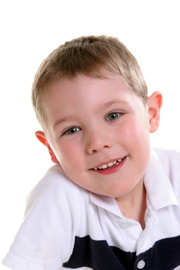 Close Up Of Cute Boy S Face And Smile Stock Photo - Image of face, high ...