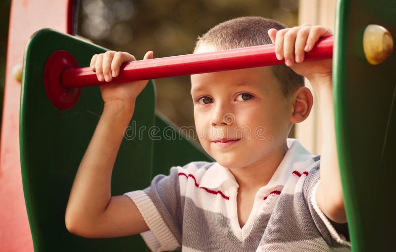 Close Up Cute White Kid Looking at Camera Stock Photo - Image of child ...