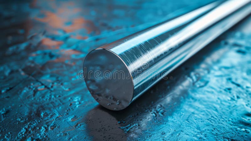 Close Up Cylindrical Metal Rod Textured Surface Stock Photos - Free ...