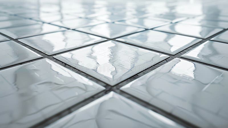 Closeup of a 3D Ceramic Tile Texture with Cute Patterns Offering a ...