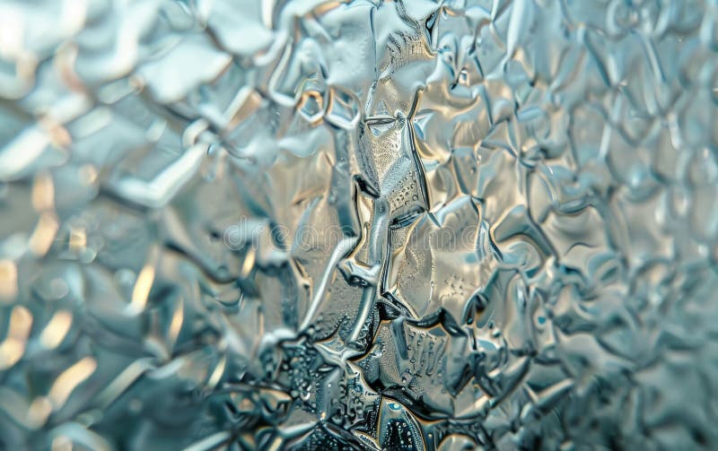 Closeup of a 3D Frosted Glass Texture Providing a Clean and Diffused ...