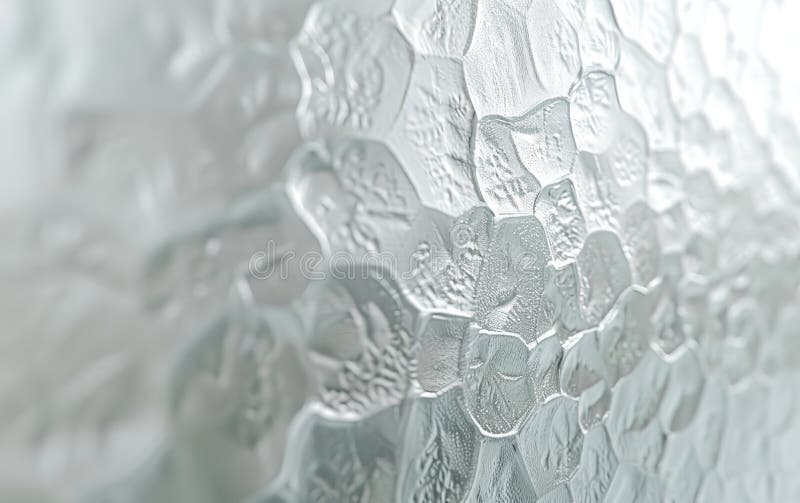 Closeup of a 3D Frosted Glass Texture Providing a Clean and Diffused ...