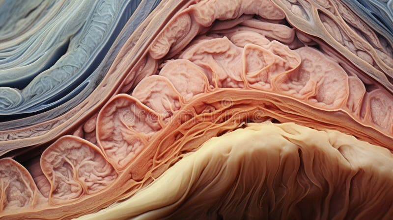 Close-up 3d Picture of Single Brain Neuron Under Microscope Stock Image ...