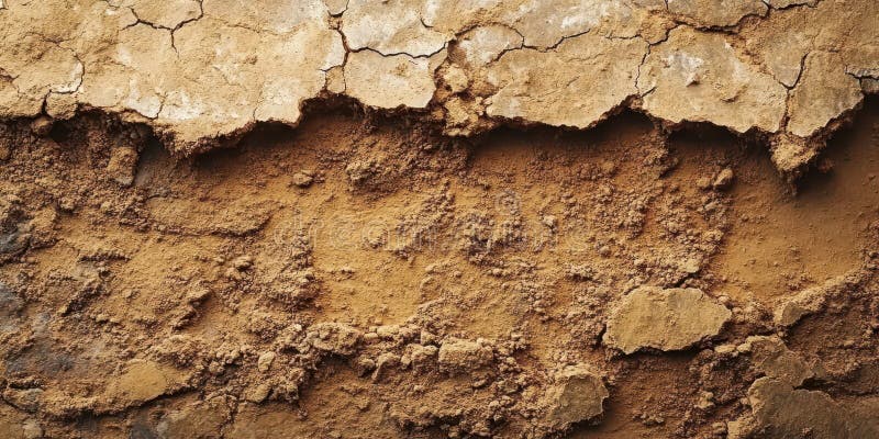 Close-up of Damp Soil Surface Showcasing Natural Texture Stock ...