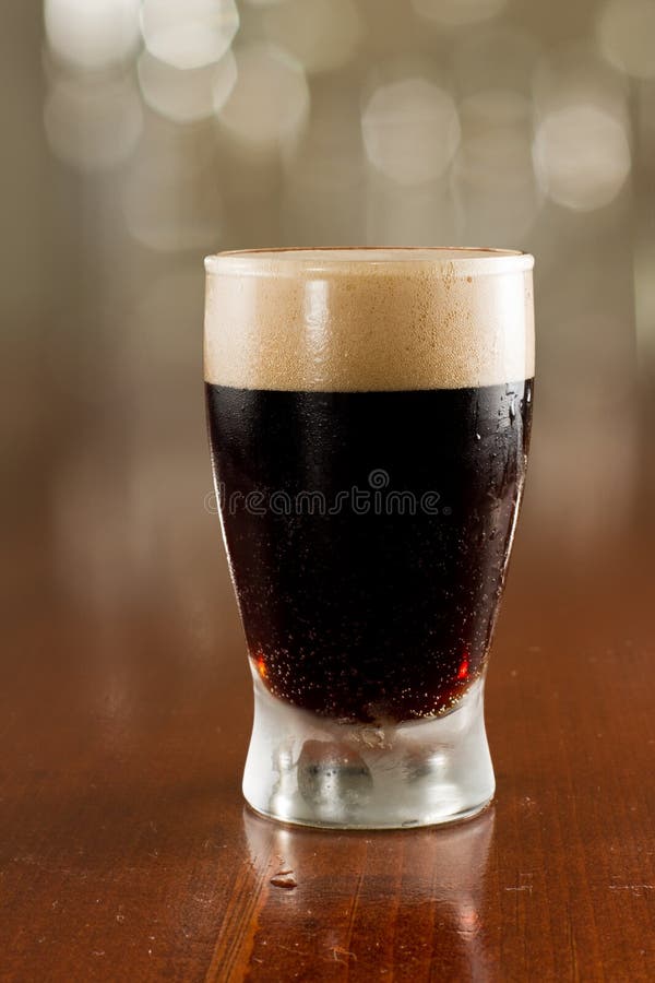 Dark beer stock photo. Image of cold, black, alcohol - 30048900