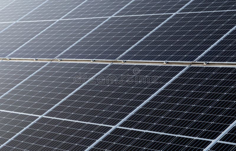 Close-up of Dark Blue Solar Panel, Abstract Solar Panels Background ...