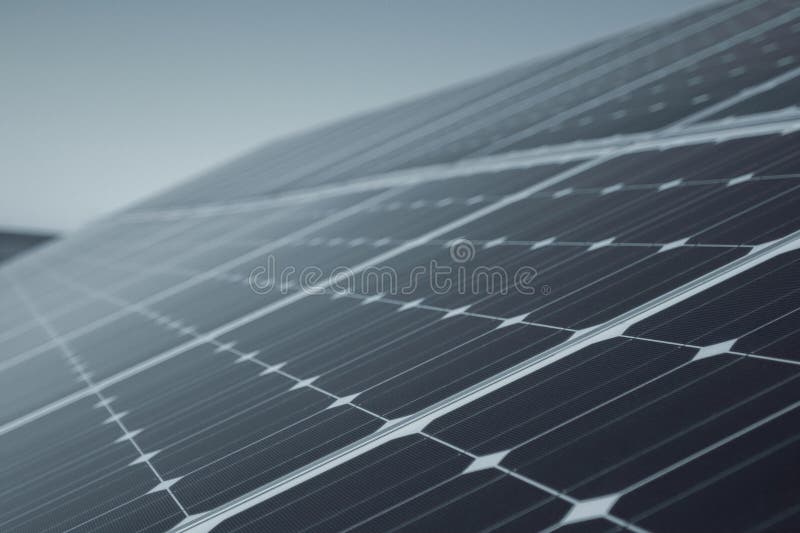 Close-up of Dark Blue Solar Panel. Abstract Solar Panels Texture ...