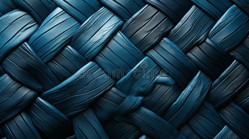 A Close Up of a Dark Blue Woven Surface Stock Illustration ...