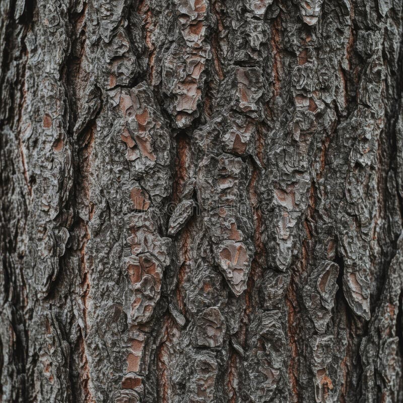 Close Up of Dark Brown and Gray Tree Bark Texture Stock Illustration ...