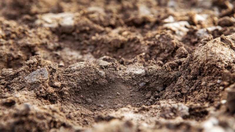 Close Up of Dark Brown Soil Texture Stock Illustration - Illustration ...