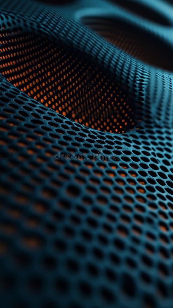 A Close-up of a Dark, Complex Structure that Resembles a Molecular or ...