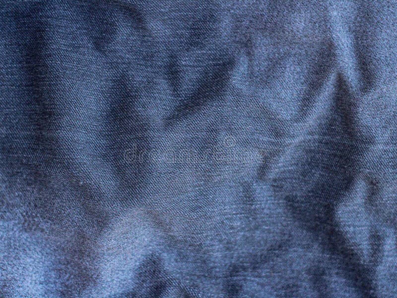 Close-Up of Dark Denim Fabric Stock Photo - Image of detailed, aqua ...
