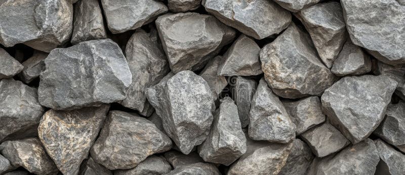 Close Up of Dark Gray and Black Angular Rocks Pile Texture Stock ...