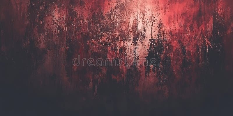 A Closeup of a Dark Red Wall with a Worn Texture Stock Illustration ...