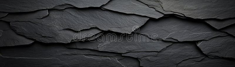Close-up of Dark Slate Stone Texture Stock Illustration - Illustration ...
