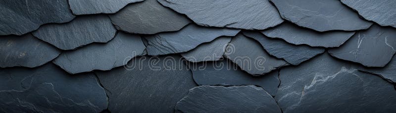 Close-up of Dark Slate Tile Texture Stock Illustration - Illustration ...