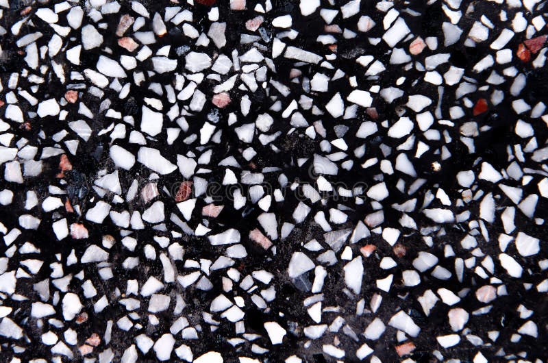 Dark Terrazzo Texture. Polished Concrete Floor and Wall Pattern. Color ...