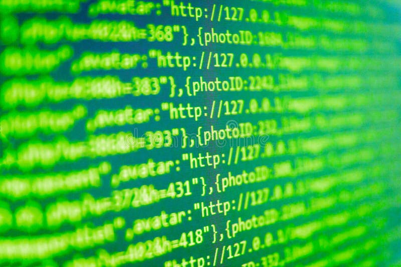 Close Up Do Código De Java Script, Do CSS E Do HTML Imagem de Stock - Imagem de computador ...