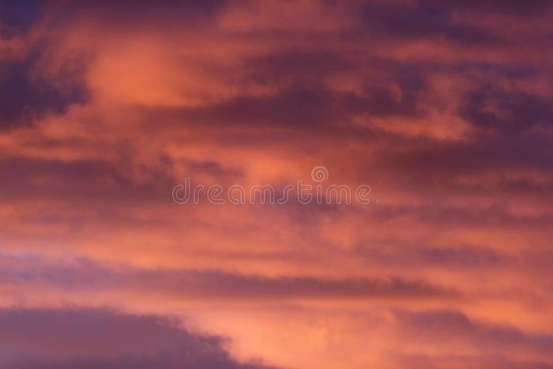 Close-up De Nuvens Coloridas Cor-de-rosa Foto de Stock - Imagem de ...