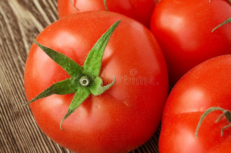 Close-up De Tomates Frescos, Maduros Imagem de Stock - Imagem de ...