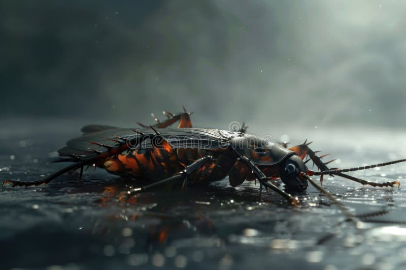 Close Up of a Dead Insect on a Surface. Suitable for Scientific or ...