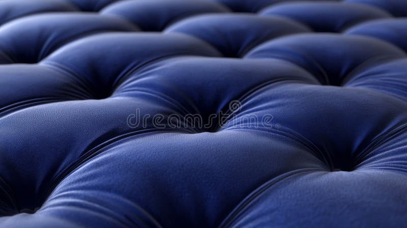 Close-Up Deep Blue Velvet Upholstery Texture Stock Illustration ...