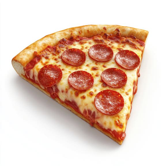 Pepperoni Pizza Slice stock illustration. Illustration of food - 378907237