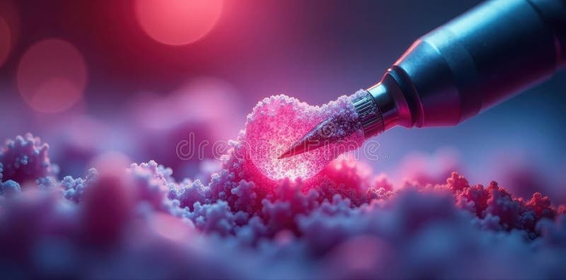 Close Up of Delicate Embryo Manipulation Tools, Technology, Microscopic ...