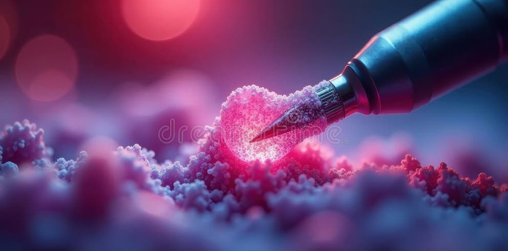 Close Up of Delicate Embryo Manipulation Tools, Technology, Microscopic ...