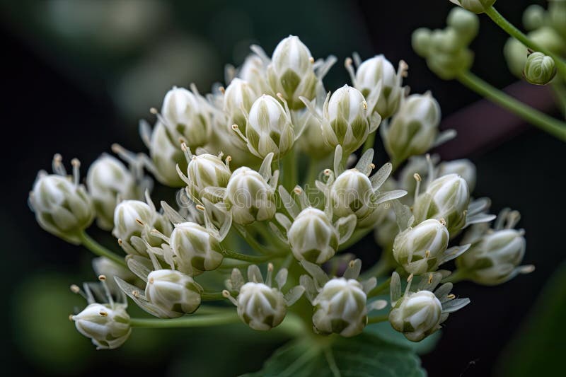 Close-up of the Delicate and Intricate Flower Buds in Full Bloom Stock ...