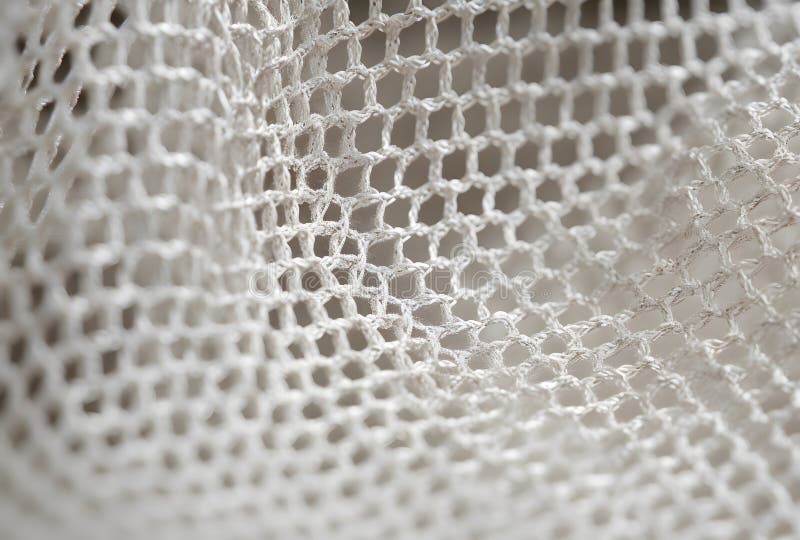 Close-Up of Delicate White Mesh Fabric Texture Stock Illustration ...