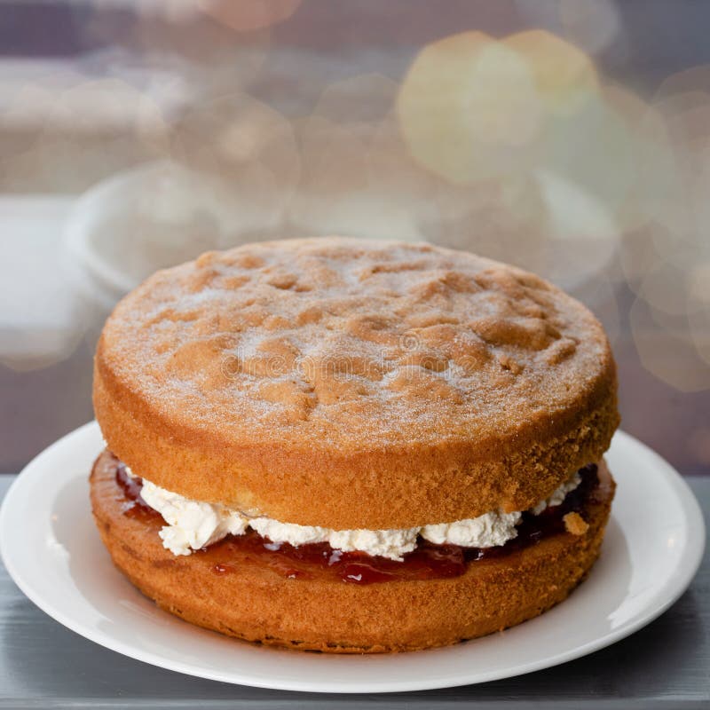 Delicious Amazing Cake with Nuts on Table in Cafe Stock Photo - Image ...