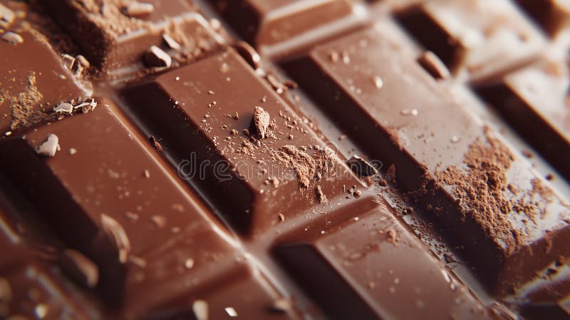Close Up on Delicious Chocolate Bar Stock Photo - Image of eating ...