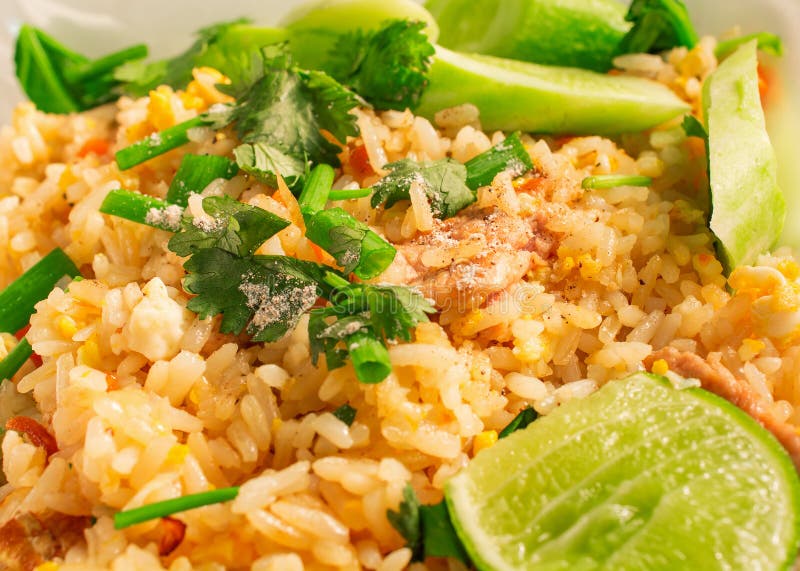 Close-up of Delicious Fried Rice./Fried Rice Stock Image - Image of ...