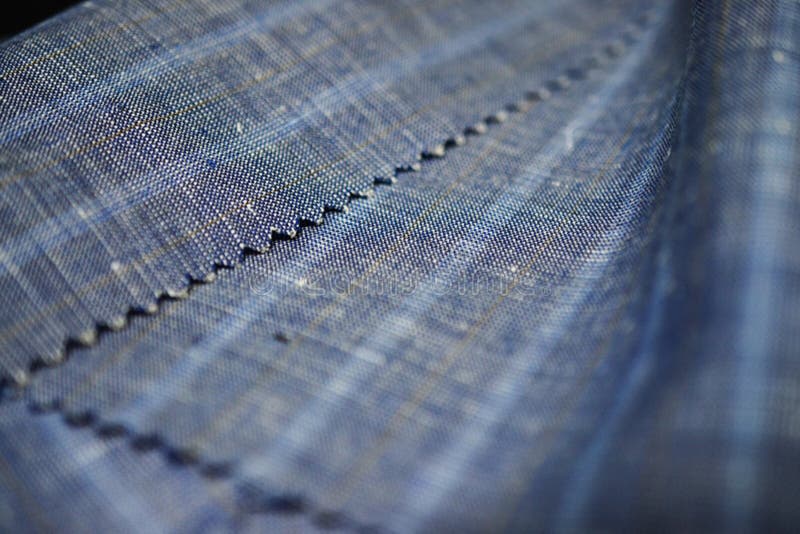 Close Up Denim Texture Fabric of Suit Stock Image - Image of tailor ...