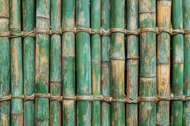 Dense Green Bamboo Grove Texture in Natural Light. Neural Network AI ...