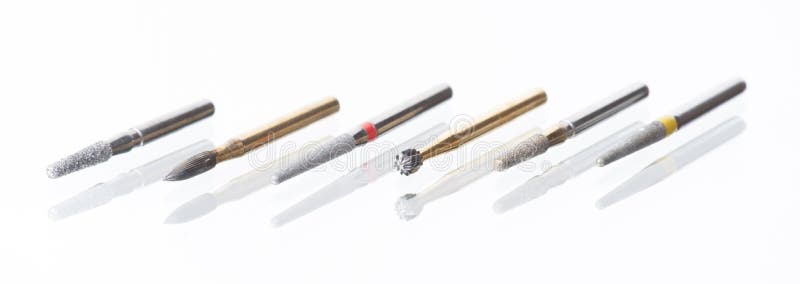 Close Up Dental Carbide Bur Tool Stock Photo - Image of machine ...