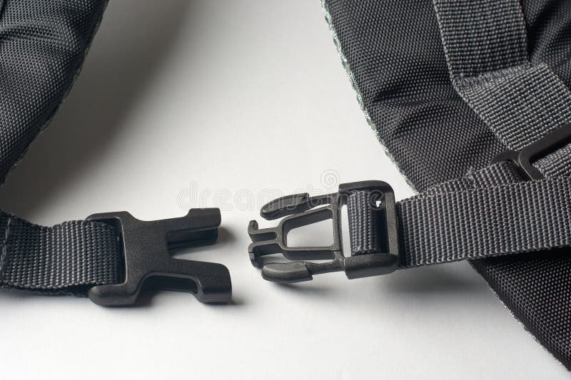 Close-up of Detached Quick Release Buckle Stock Photo - Image of woven ...