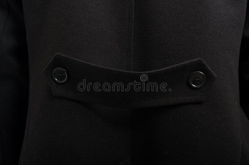 Close-up Detail of Black Jacket Elegant Button Stock Image - Image of ...