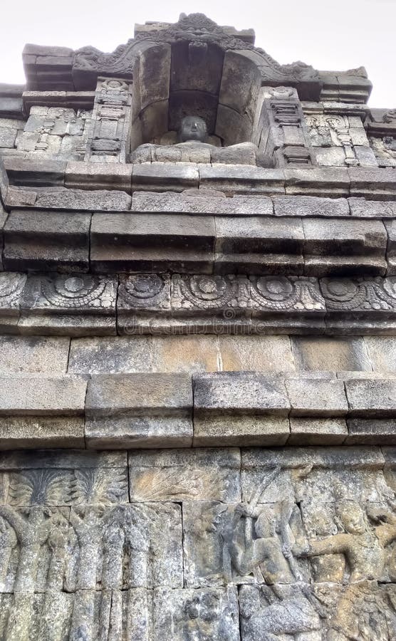 Close Up Detail of Borobudur Temple S Architecture. Stock Image - Image ...