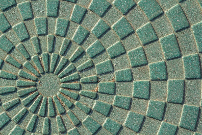 Close-up Detail of Green Abstract Round Shape Texture. Stock Image ...