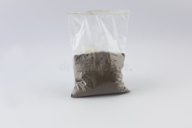 Close Up of Ground Coffee in Plastic Packaging Stock Image - Image of ...