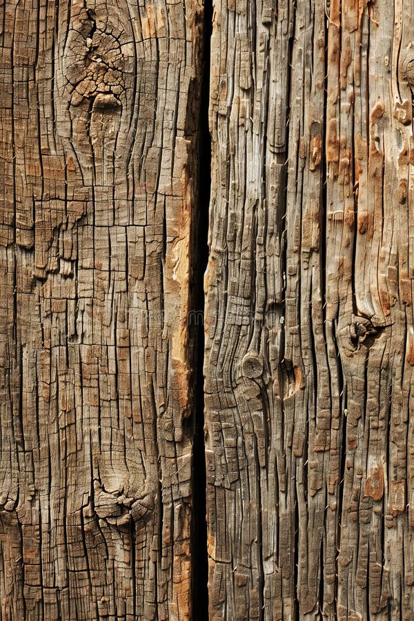 Close-up Detail of Rustic Wood Grain in Natural Aging and Decay ...