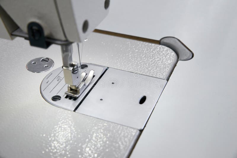 Close-up Detail of the Sewing Machine Stock Photo - Image of metal ...