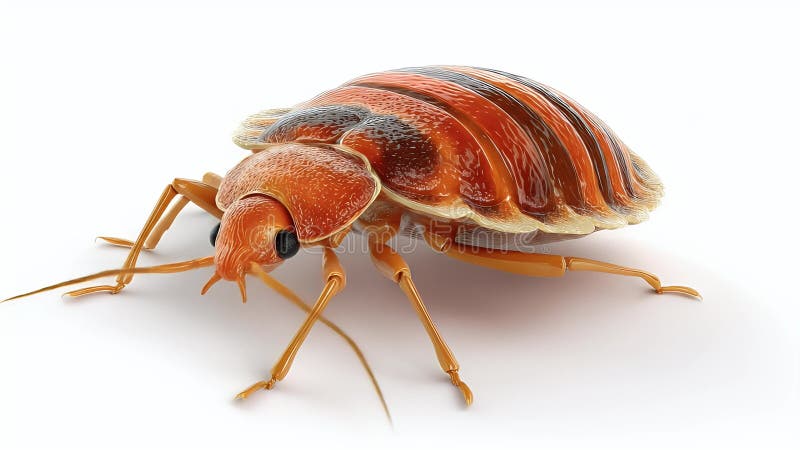 Close-up Detailed 3D Render of a Bed Bug Insect Stock Footage - Video ...