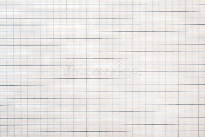 This is a Close Up of a Detailed Piece of Graph Paper Featuring Blue ...
