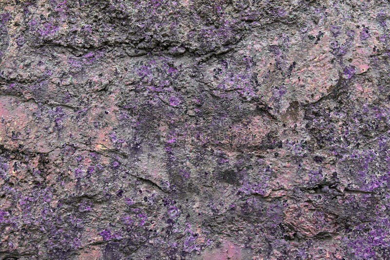 Close Up Detailed Surface of Rust and Granite Materials at Different ...