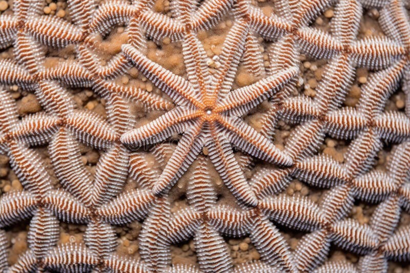 Close-up of Detailed Surface Texture of a Starfish Stock Image - Image ...