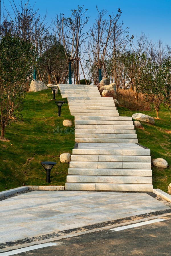 Close Up and Details of Railing and Stairs of a Modern Building Stock ...
